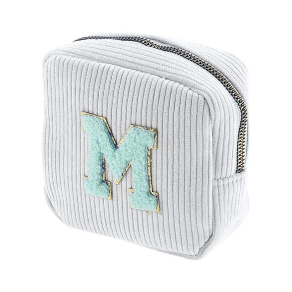 VOCOSTE | Makeup | Letter M Pattern Makeup Bag For Travel White | Poshmark